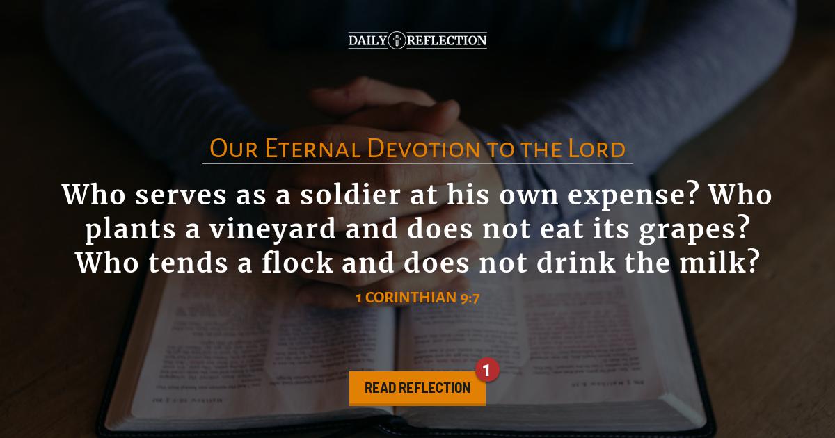 Our Eternal Devotion to the Lord
